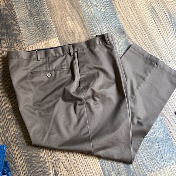 Haggar | Pants | Haggar Clothing Classic Fit Work To Weekend Tan Pants ...